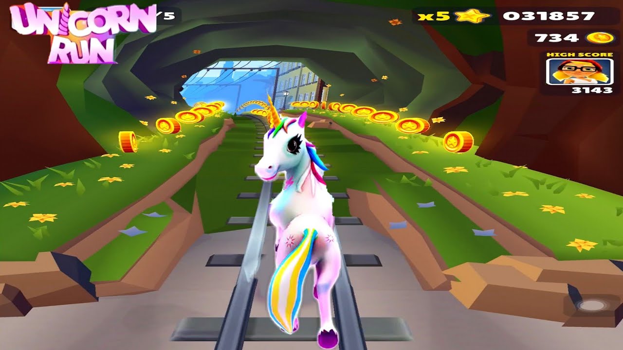 Unicorn Run Game - Horse Running at JUNGLE | Android/iOS Gameplay HD ...
