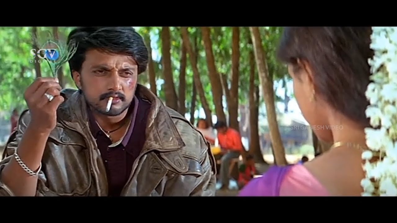 Sudeep Ragging New Student Comedy Scenes | Huchcha Kannada Movie ...