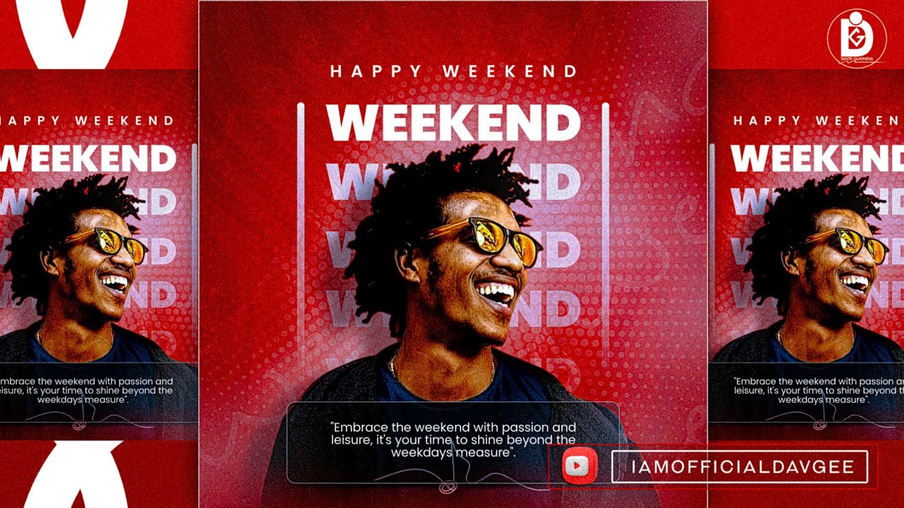WEEKEND FLYER DESIGN | SMARTPHONE TUTORIAL - YouTube