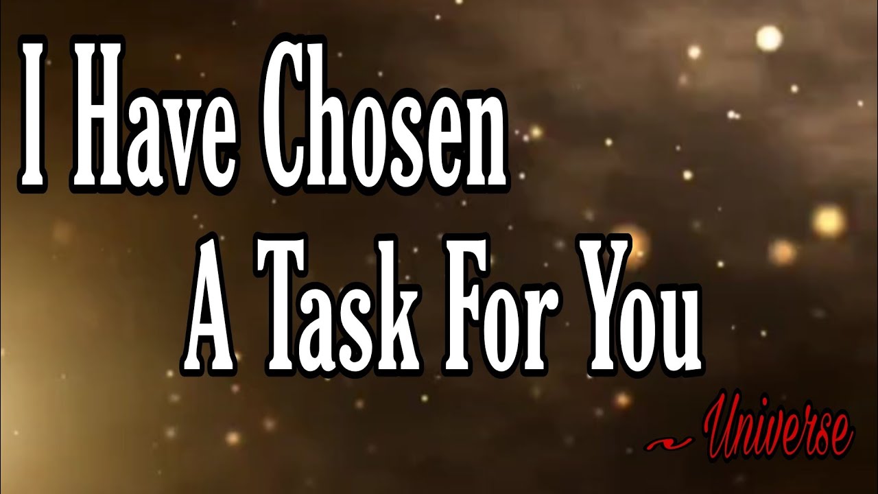 I have chosen a new task for you // Message From Universe 🌈🦋 ️ - YouTube