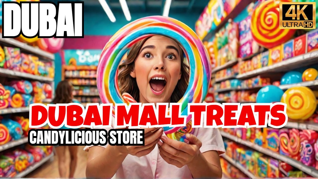 WORLD'S BEST CANDY STORE: Candylicious Dubai Mall walkthrough! - YouTube