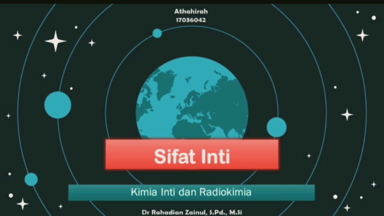 Sifat inti,,, Kimia inti dan radiokimia - YouTube
