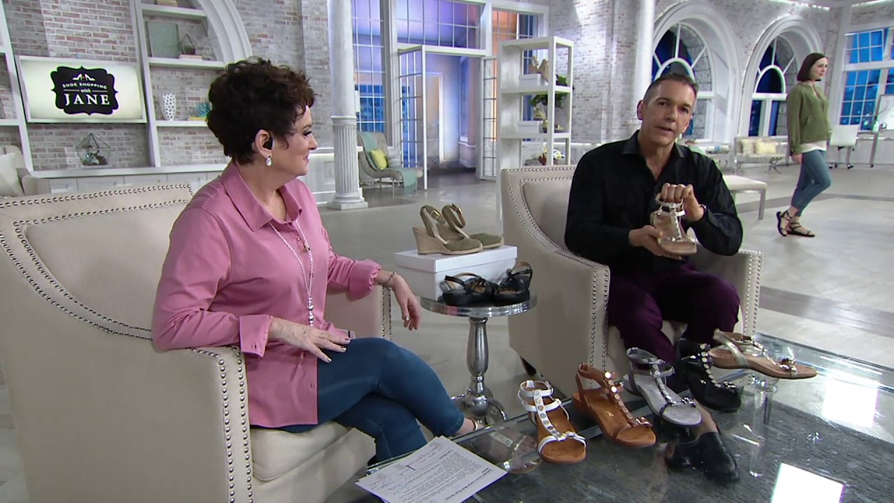 Vionic Leather Multi-Strap Sandals - Hailey on QVC - YouTube