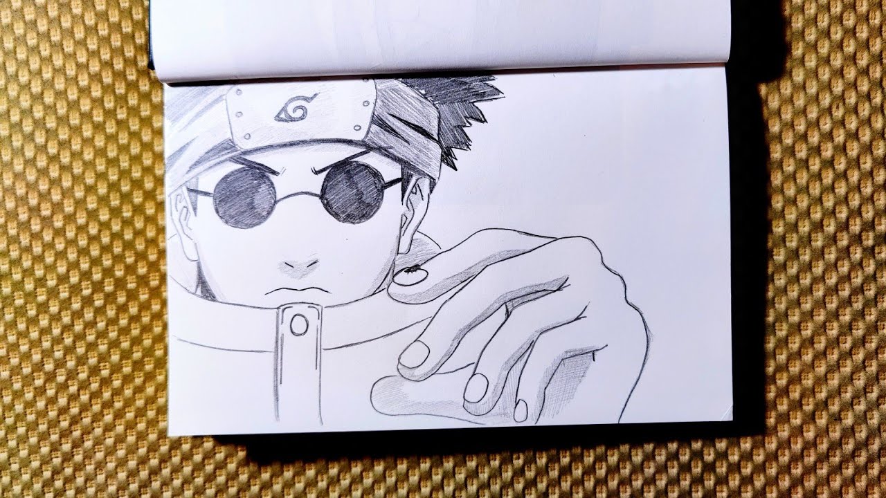 Pencil Drawing SHINO [Naruto Shippuden] 4K - YouTube
