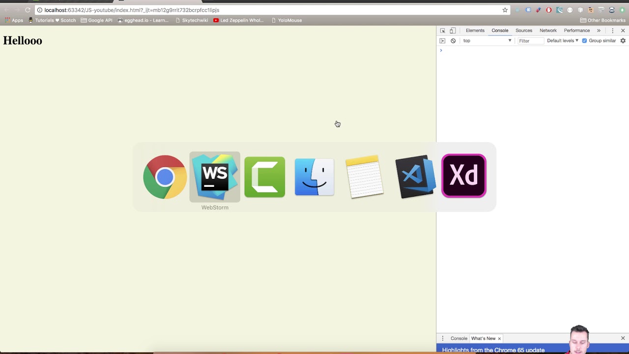 Javascript S03e06 Function Consolelog Youtube