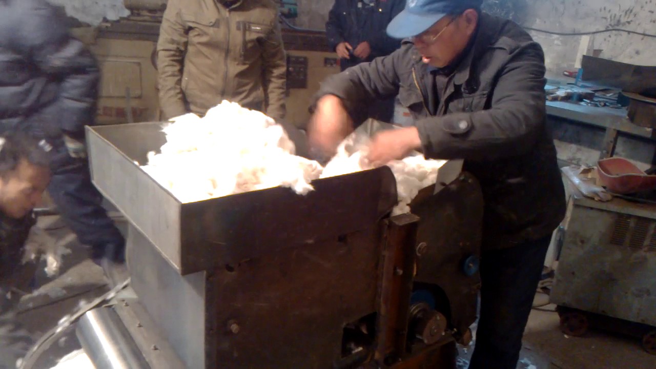 cotton delinting machine - YouTube