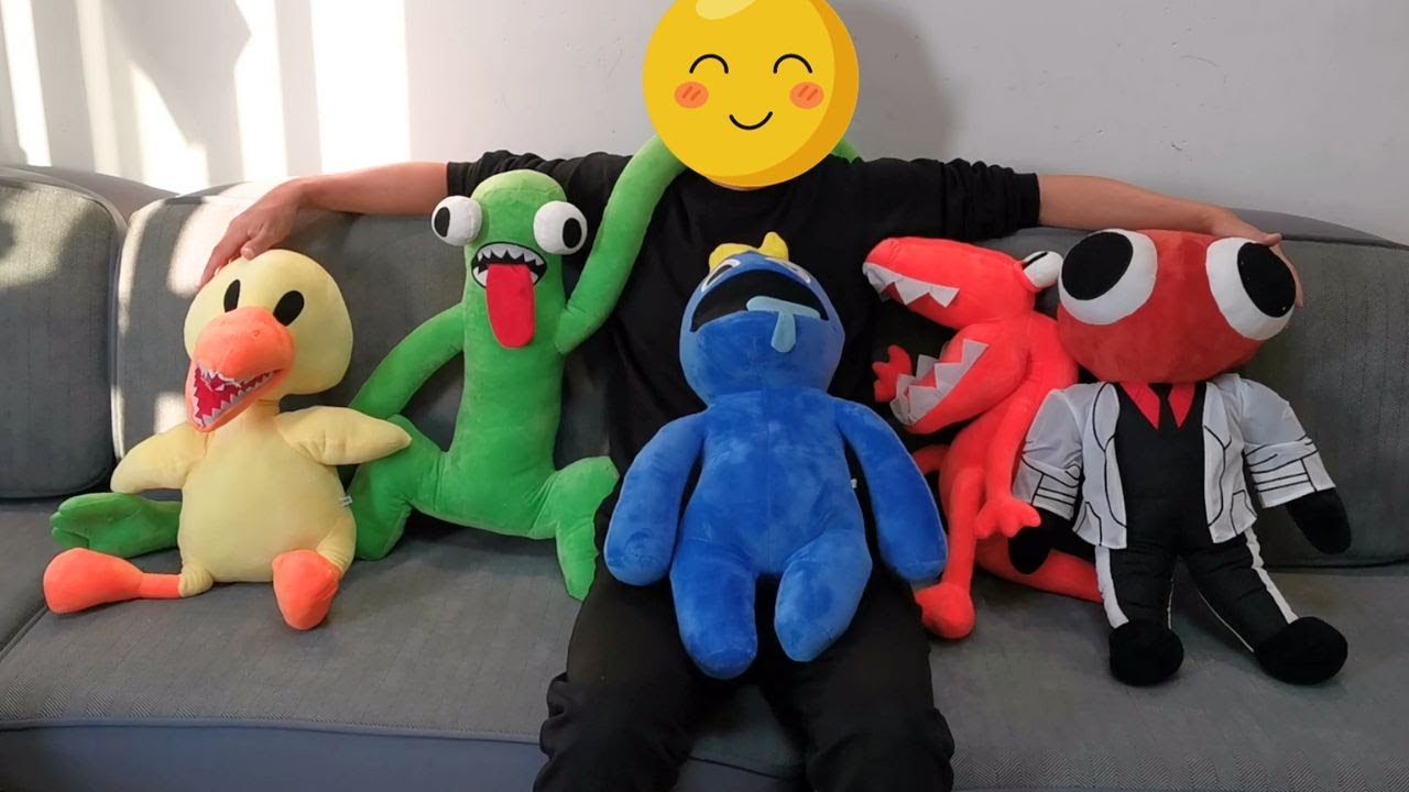 Unboxing A Complete Set of JUMBO Rainbow Friends Plushies!!! - YouTube