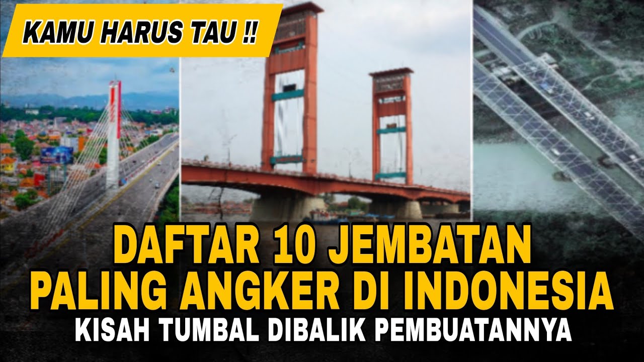 Tempat Horor Berhantu !! 10 JEMBATAN TERKENAL PALING ANGKER DI ...