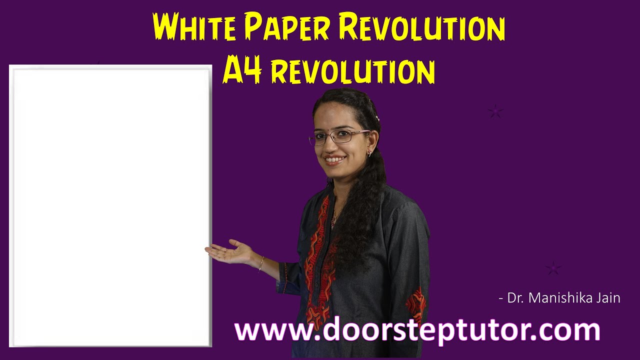 White Paper Revolution or A4 Revolution: Enhance UPSC Answer Writing ...