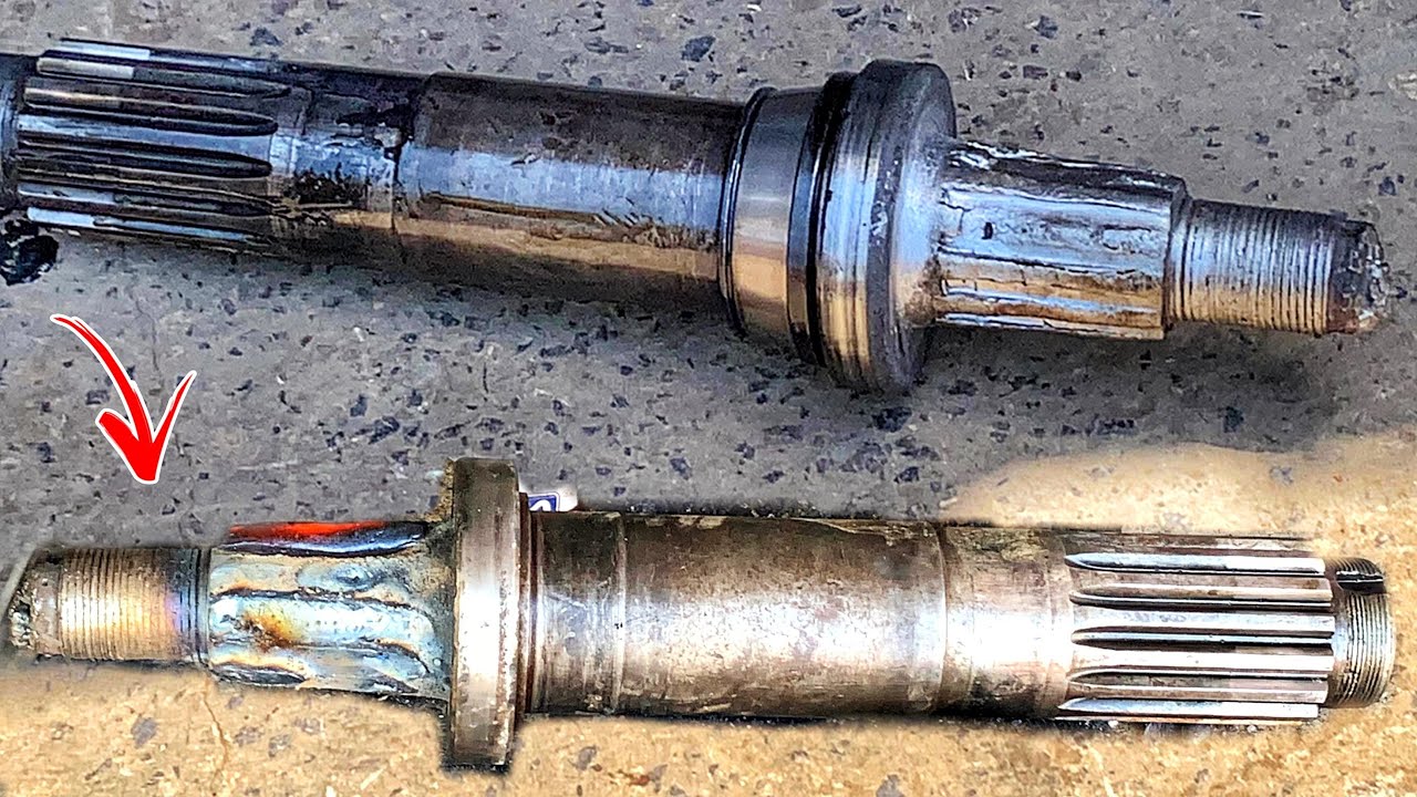 Komatsu Grader Wheel Hub And Shaft Repairing Process | How To Repair ...