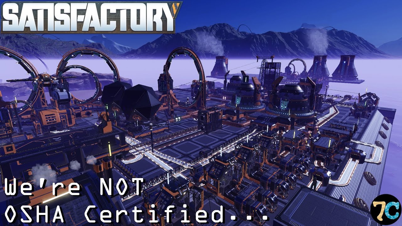 No OSHA here! - Satisfactory 1.1 - Multiplayer - YouTube