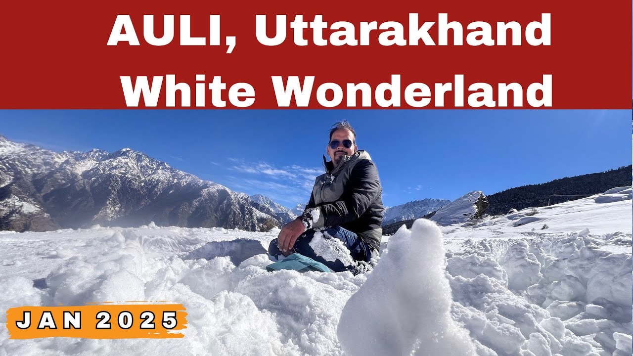 Auli Uttarakhand in Winter Wonderland ️ | Snow Adventure in December ...