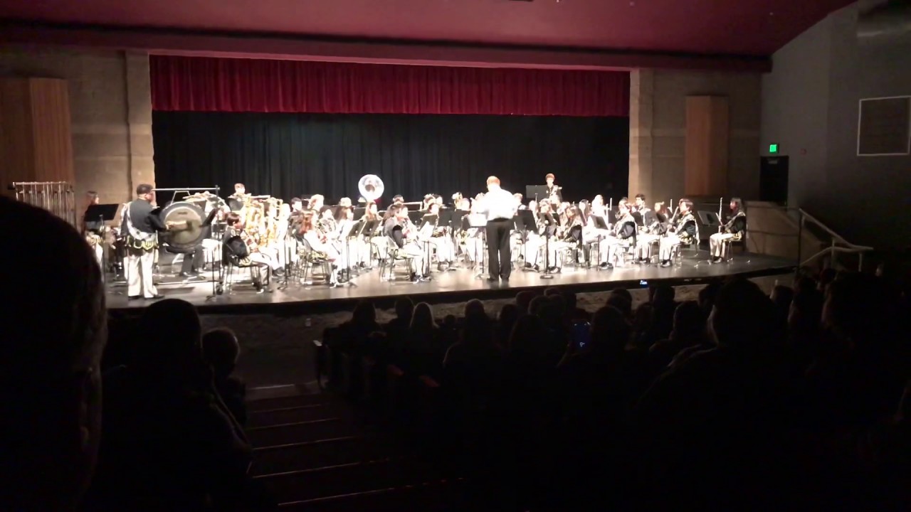 Buhach Colony High School Thunder Band Fall Concert 2019 - Mars - YouTube