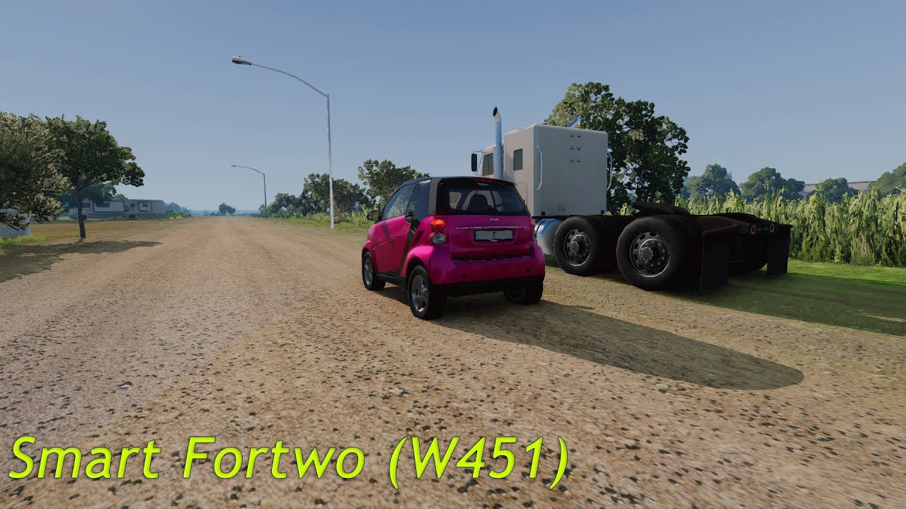 Smart Fortwo (W451)-BeamNG Drive(#2636) - YouTube