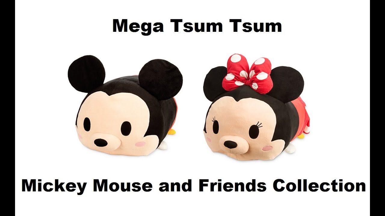 Disney Tsum Tsum Mega Mickey and Minnie Mouse Tsum Tsum Collection ...