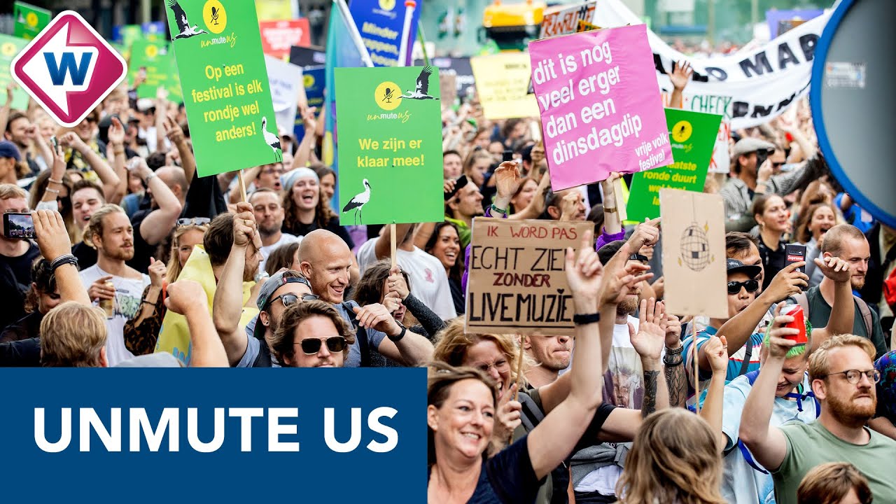 Unmute Us: 'We willen weer evenementen organiseren' - OMROEP WEST - YouTube