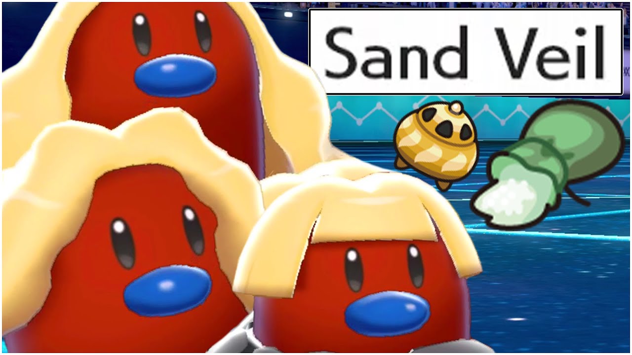 FULL SAND VEIL ABILITY POKEMON TEAM! - Bright Powder, Lax Incense ...