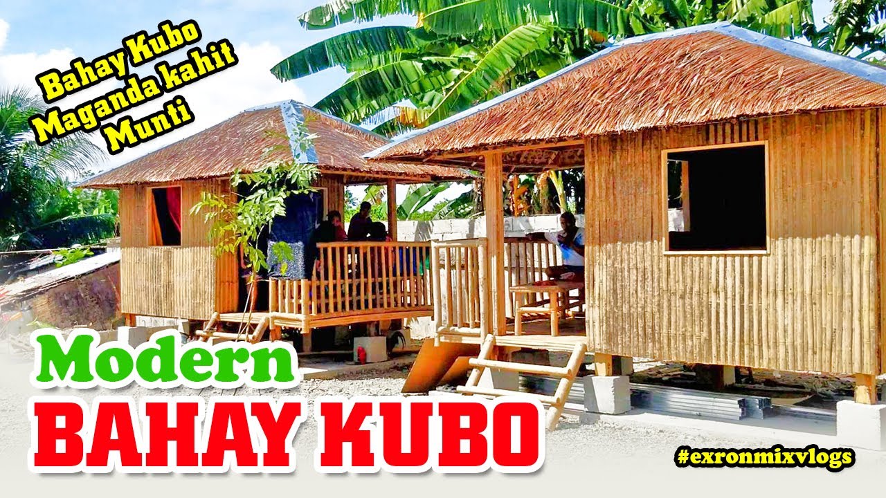 Modern Bamboo House | Bahay Kubo | Maganda na Presko pa - YouTube