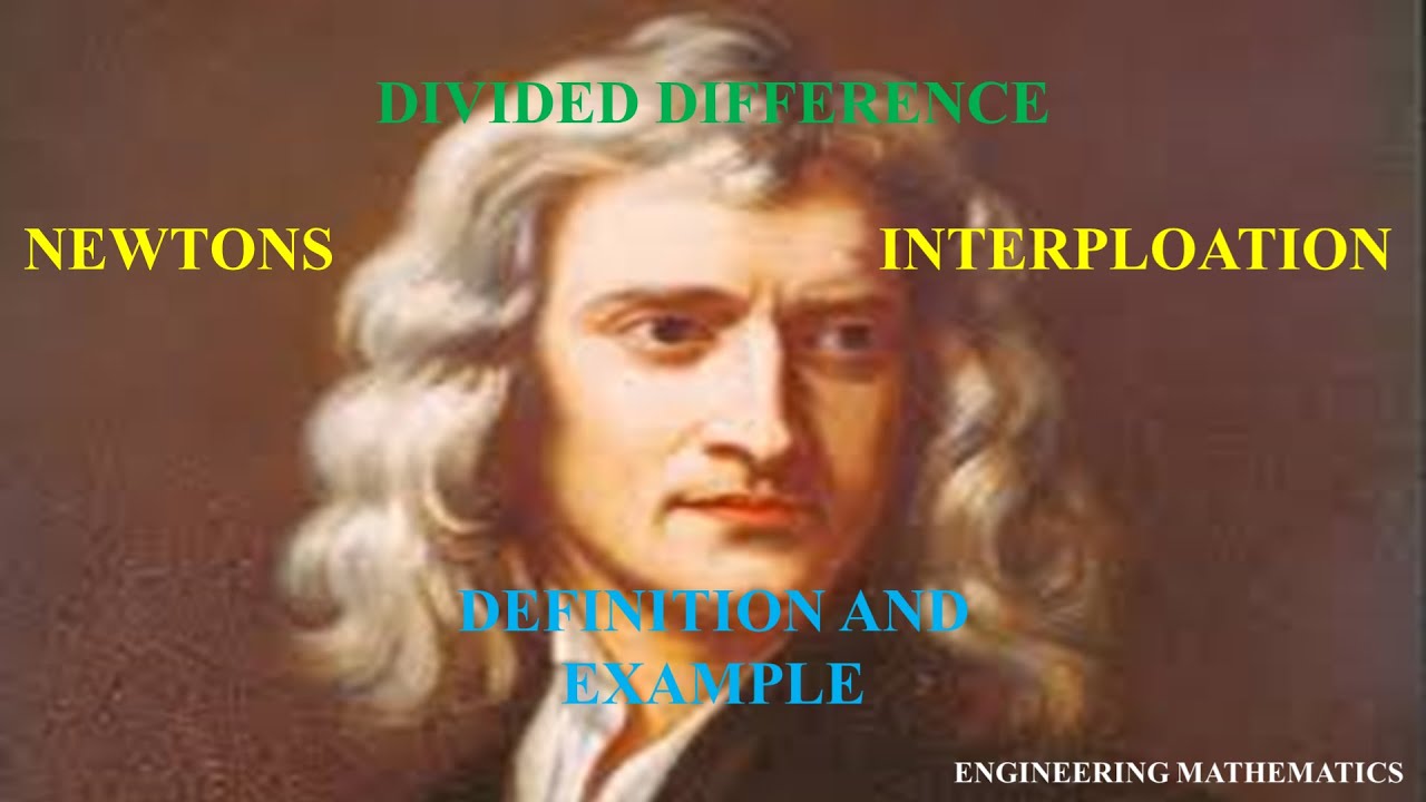 Newton's Divided Difference Interpolation - YouTube