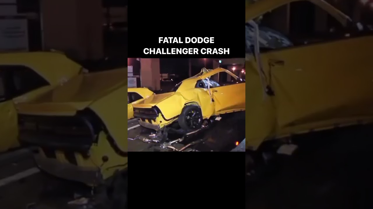 Fatal dodge hellcat crash - YouTube