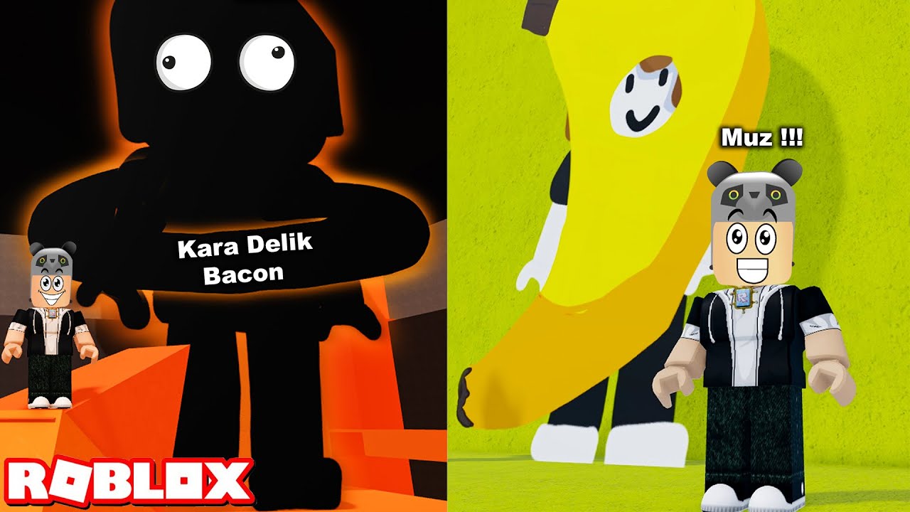 Kara Delik Bacon ve Muz Bacon Buldum!! - Panda ile Roblox Find The ...