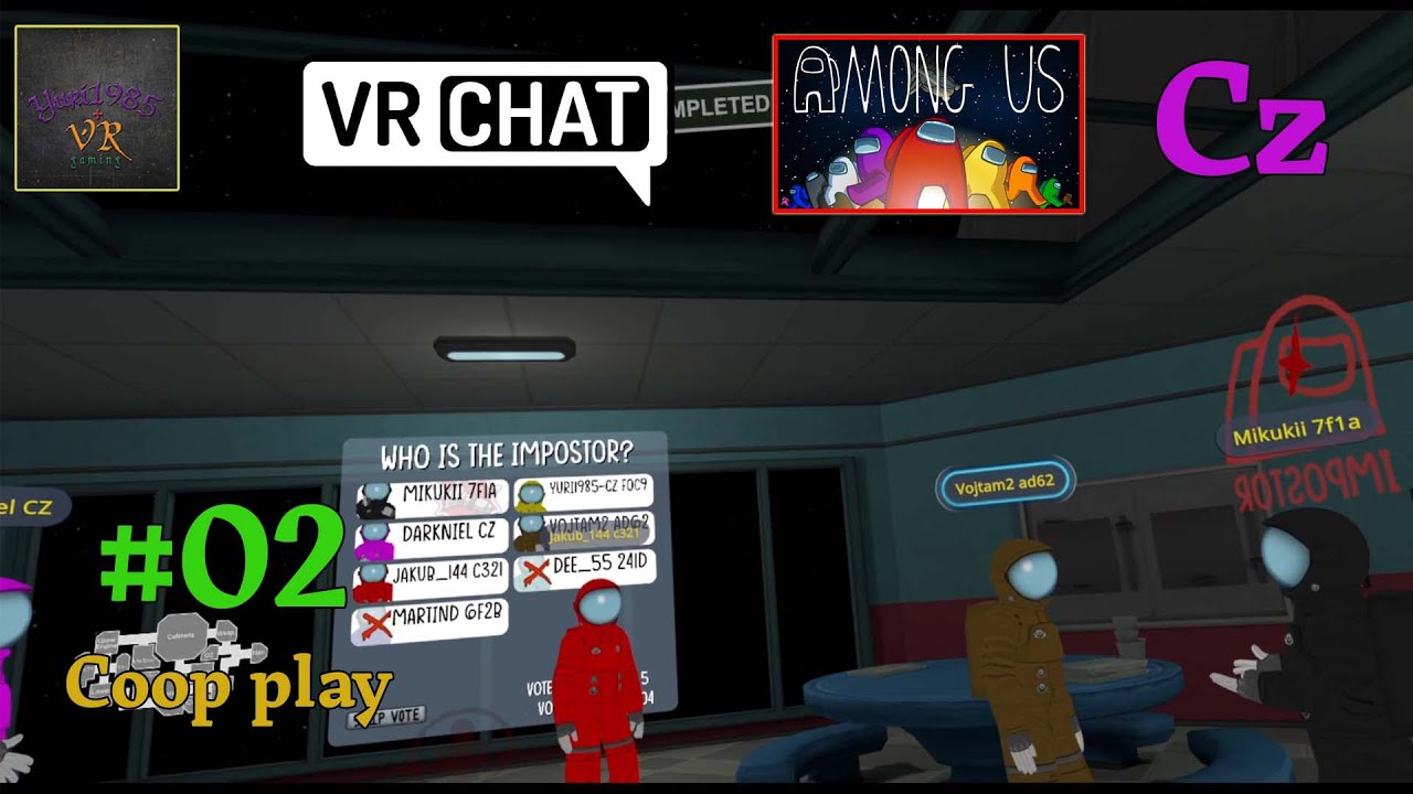 VRChat CZ 02 - AmongUS - YouTube