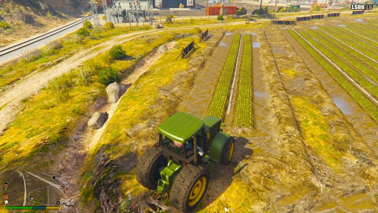 Stanely Fieldmaster Tractor testing in GTA V - YouTube