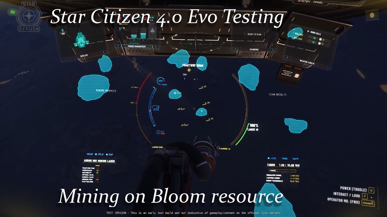 Star Citizen 4.0: Mining on Bloom - A look at the resources - YouTube