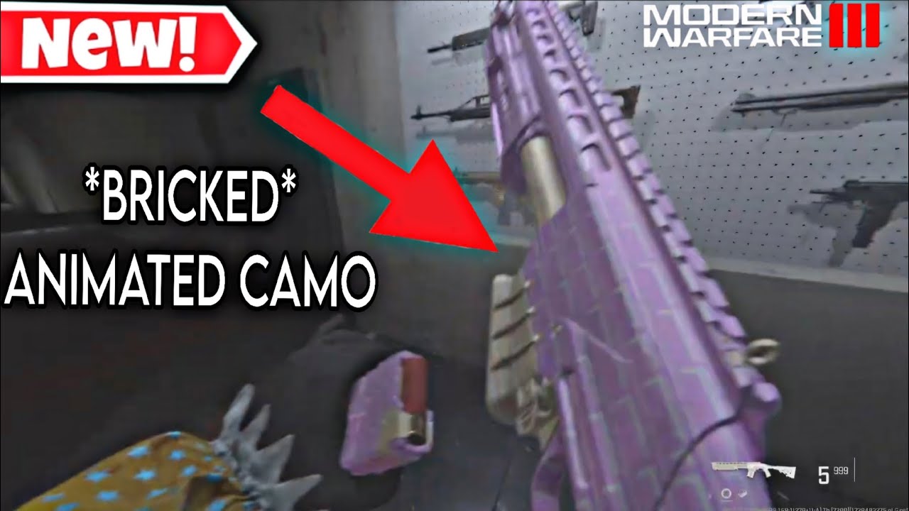 NEW *ANIMATED* CAMO *BRICKED* GAMEPLAY(MW3 REWIND EVENT)🤣 - YouTube