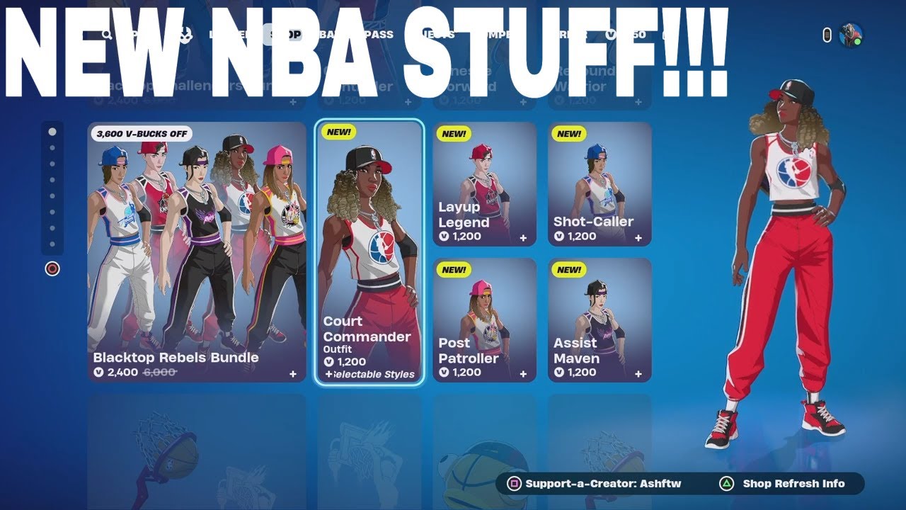 Fortnite Item Shop! New NBA Skins Are Cool! - YouTube