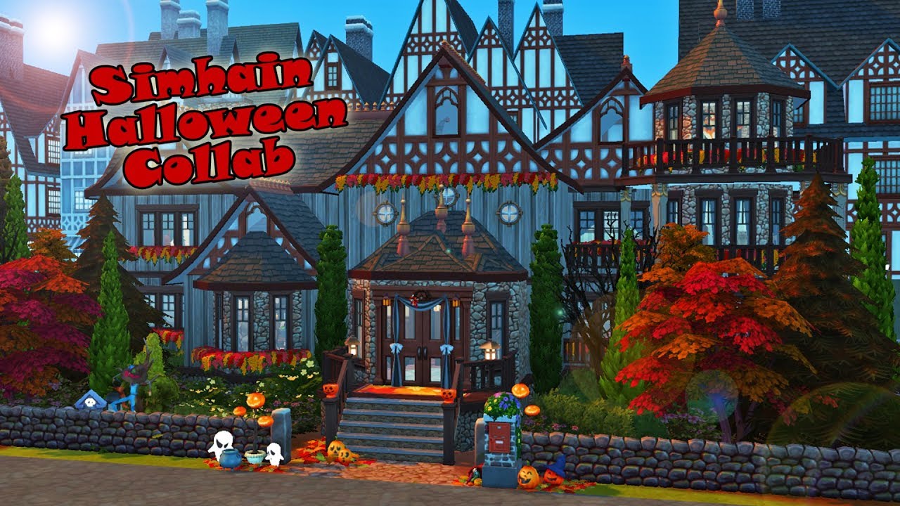 Simhain Halloween Spooky Family Home - The Sims 4 House Speed Build ...