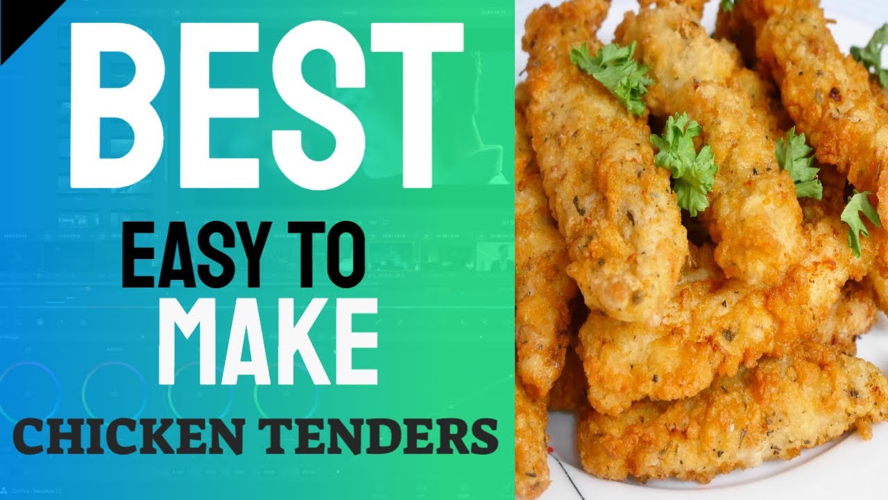 Easy to Make Chicken Tenders| By Chef Girlie - YouTube