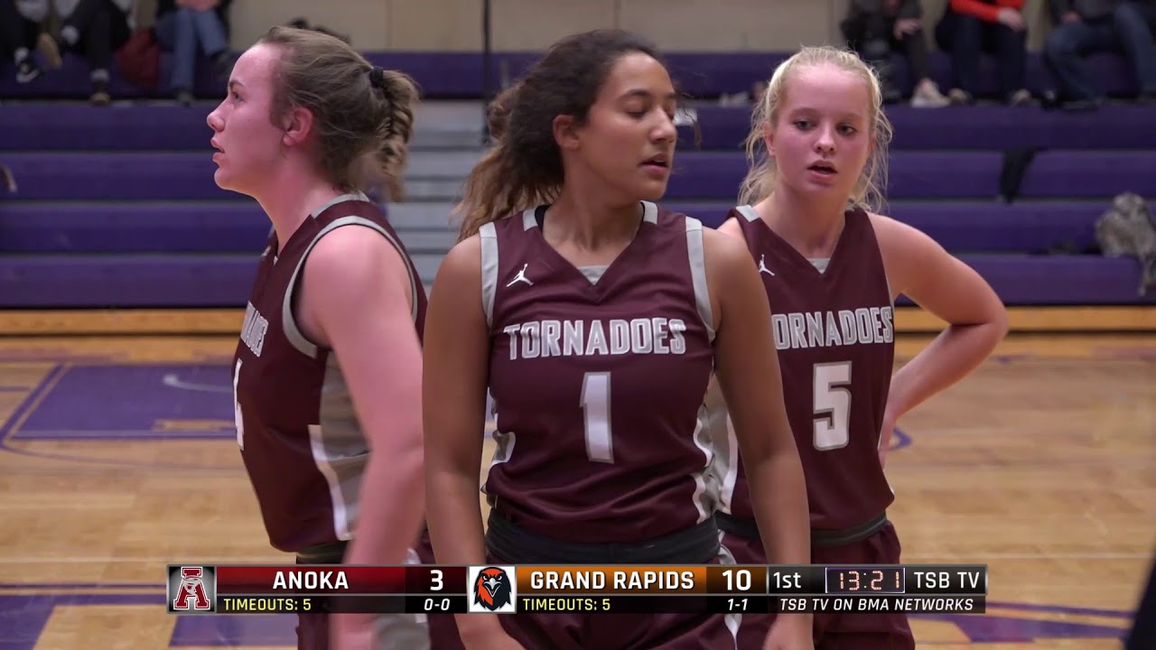 High School Girls Basketball: Anoka vs. Grand Rapids - YouTube