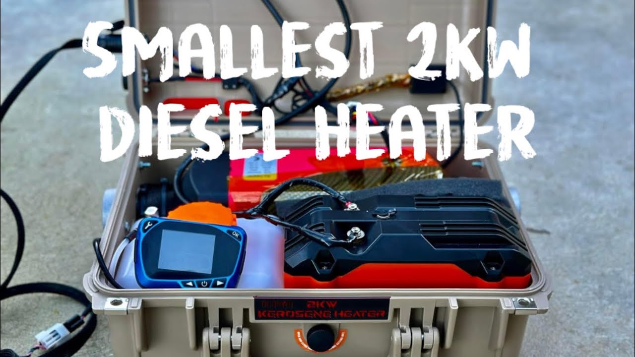 Smallest 2kW Diesel Heater - All In One Battery Powered - How To ...