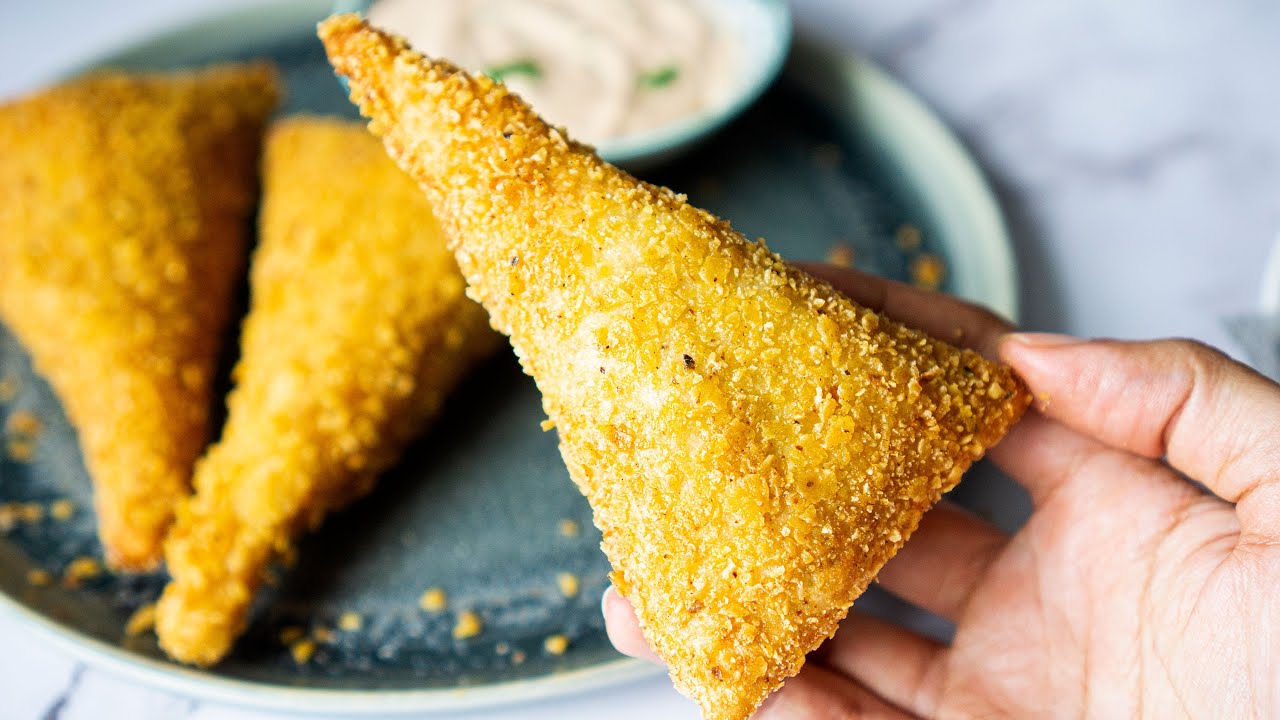 [ASMR] Bread Cones Samosa | ASMR Easy Ramadan Recipe Ideas - YouTube