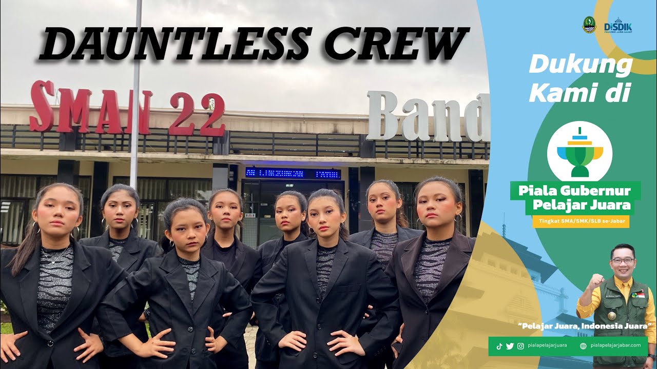 PIALA GUBERNUR PELAJAR 2022 - MODERN DANCE - SMAN 22 BANDUNG - YouTube