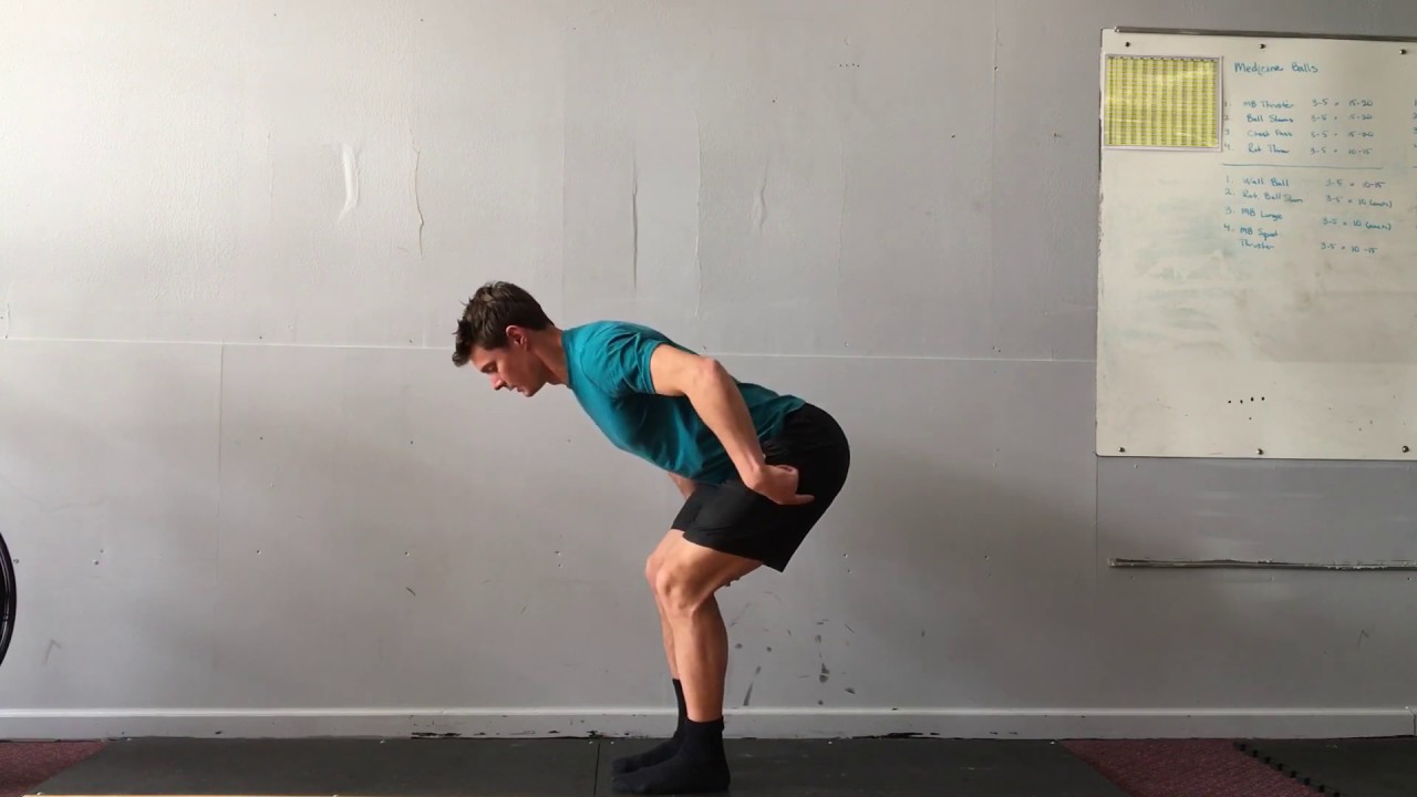 Standing Hip Hinge Hold - YouTube