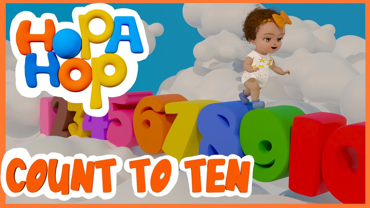 Counting From One to Ten Song - Song for Kids - HopaHop - YouTube