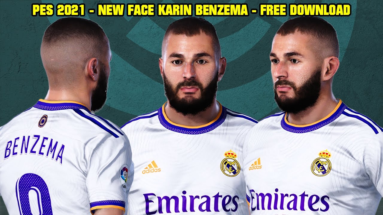 PES 2021 - NEW FACE KARIN BENZEMA By: LR7 Facemaker - 4K - YouTube