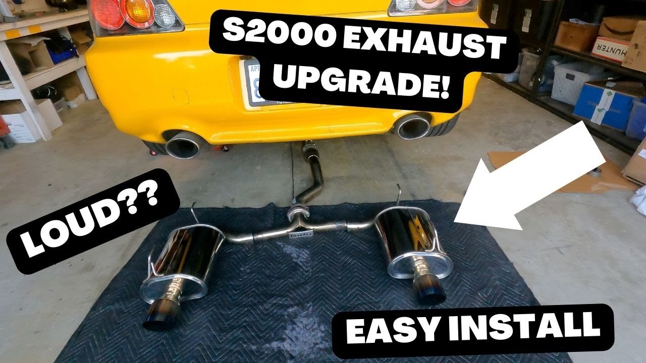 MUST UPGRADE Honda S2000 invidia Q300 Exhaust Upgrade! TITANIUM TIPS ...