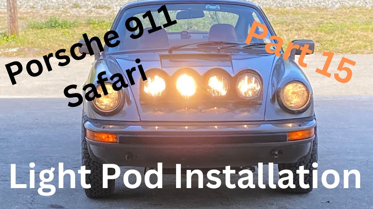 Porsche 911 Safari Light Pod Install - YouTube