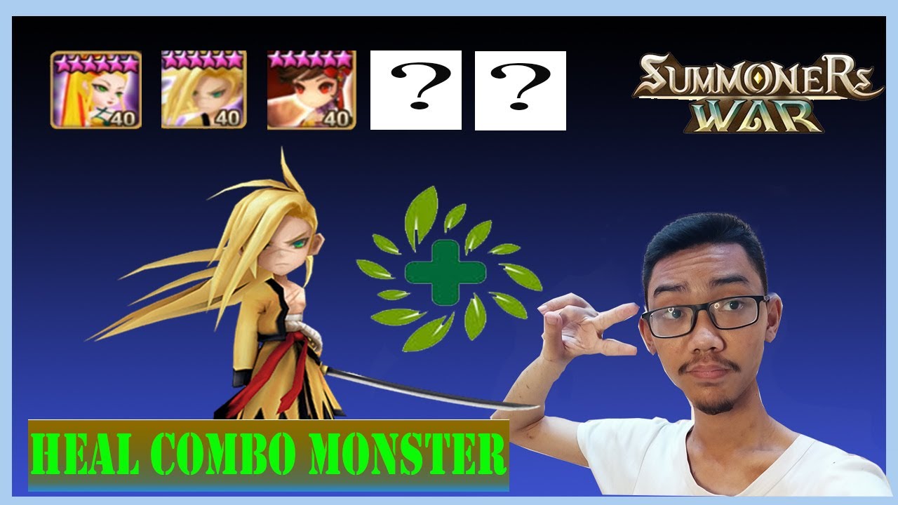 Healer combo monster - summoners war - YouTube