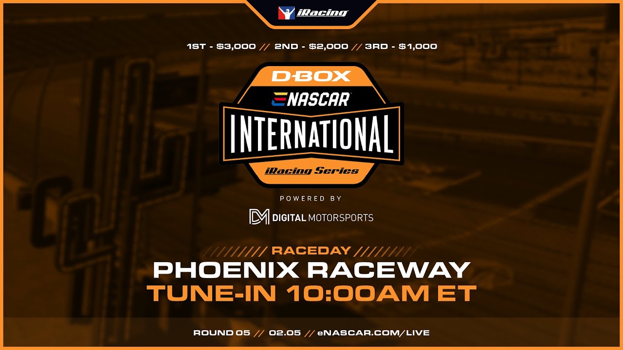 D-BOX eNASCAR International iRacing Series Round 05 | Phoenix Raceway ...