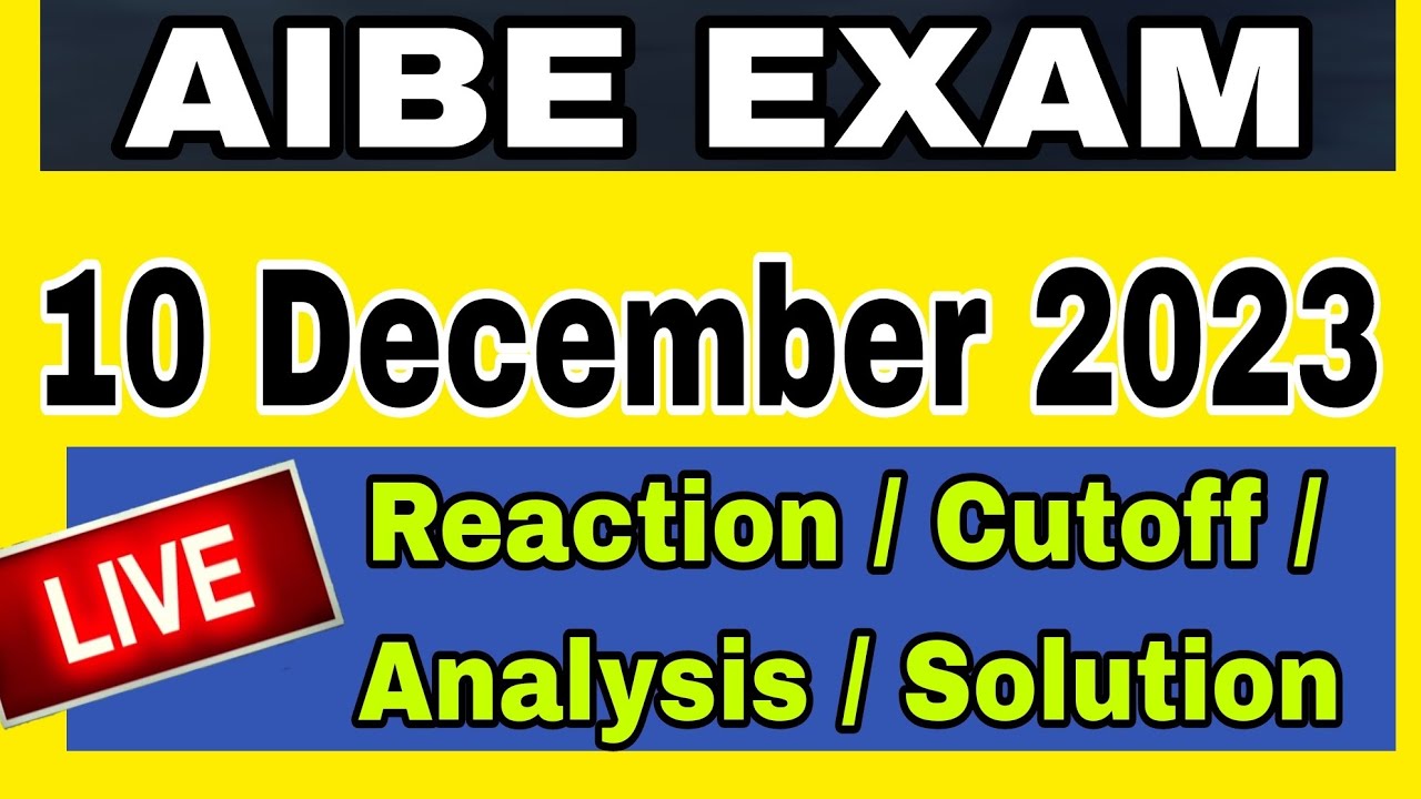 AIBE Exam 2023 Paper Analysis AIBE 18 Candidates Reaction 2023 10th aibe-exam-2023-paper-analysis-aibe-18-candidates-reaction-2023-10th