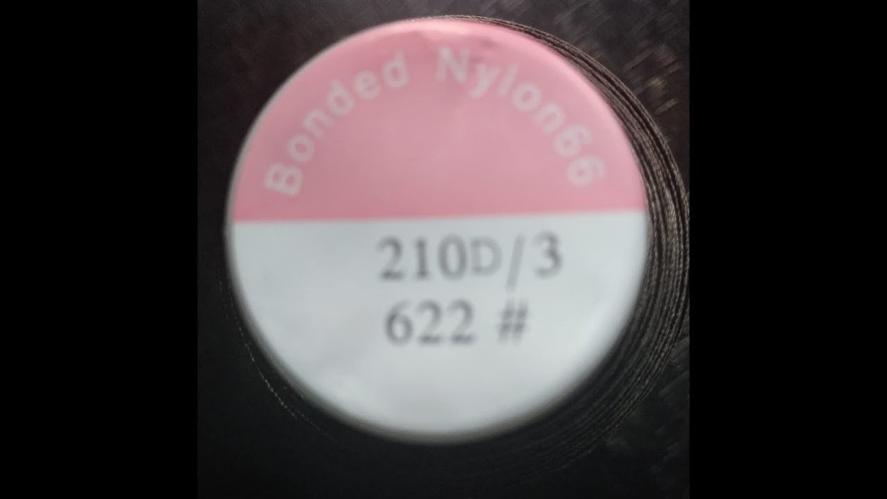 Desirable Life Bonded Nylon N66 Sewing Thread 1500 Yards Size #69 T70 210D/3 for Leather Deni ...