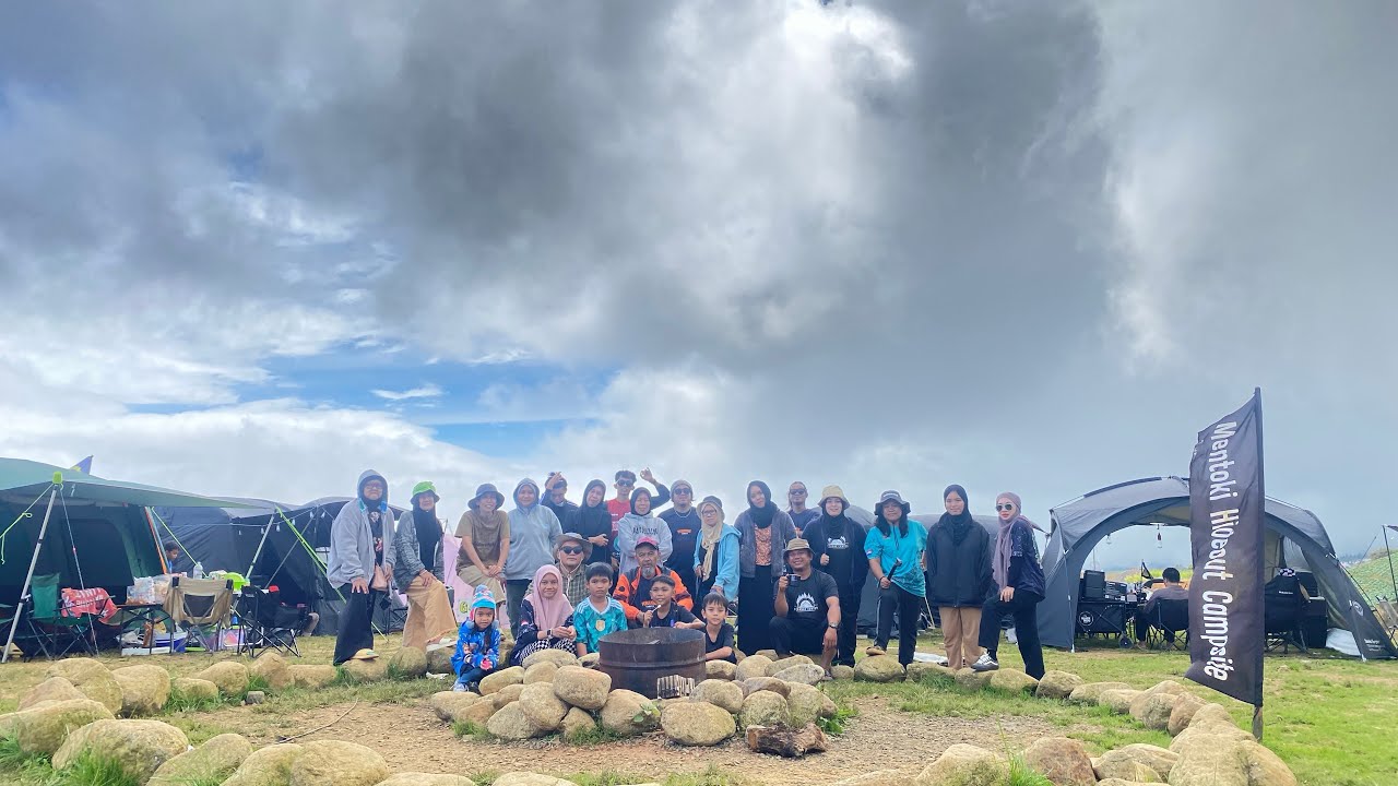 CAMPING CNY 2024 at Mentoki HideOut CamP Kundasang Sabah (3H2M) 10/2-12 ...