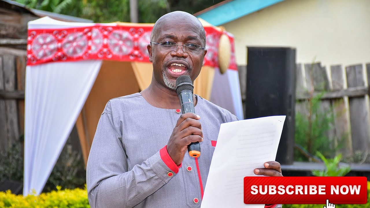 Patrick Kiage's poem to the love of his life - YouTube