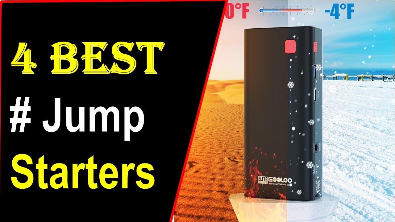 Best Car Jump Starters 2024 | Top 4 : Best Jump Starter - Reviews - YouTube