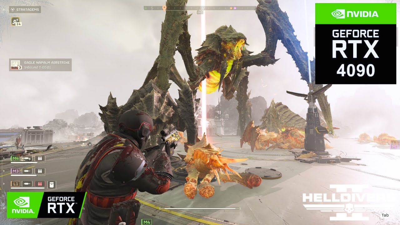 HELLDIVERS 2: DEFEND ESTANU on RTX 4090 24GB (4K Maximum Graphics) - YouTube
