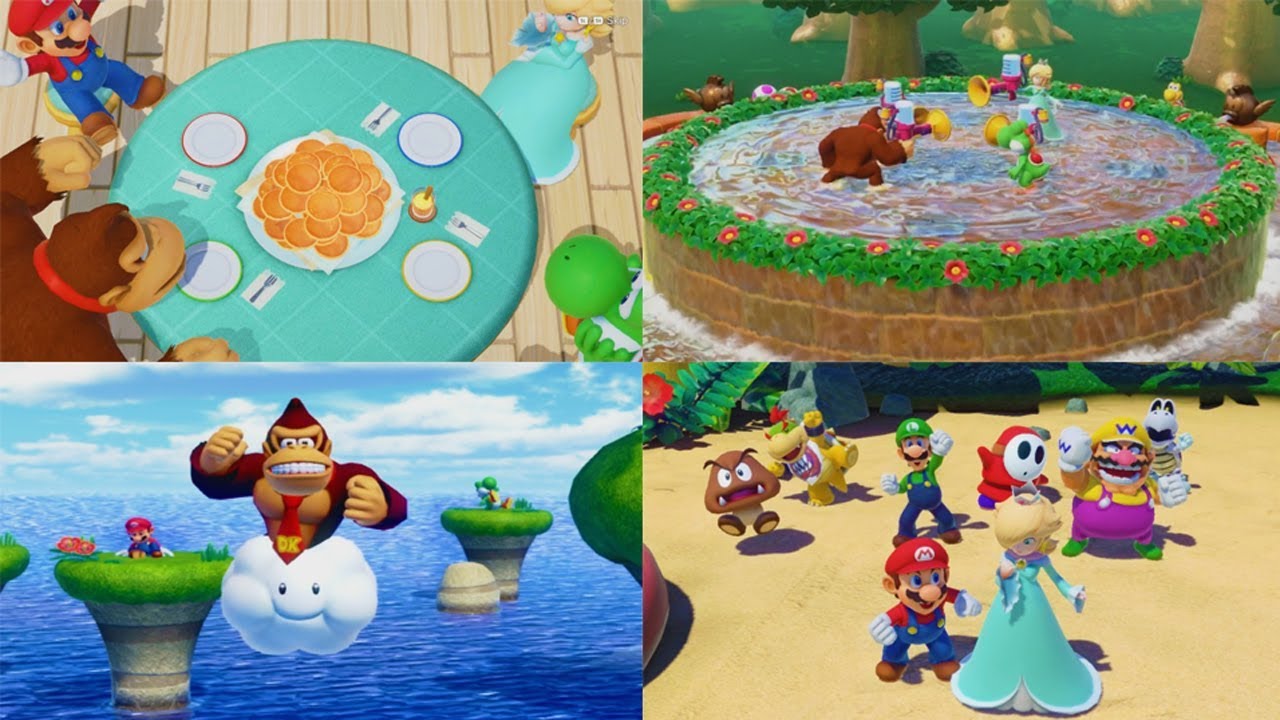 Super Mario Party - All Minigames - YouTube